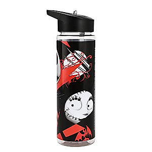 The Nightmare Before Christmas Jack Sally 24 Oz Tritan Water Bottle