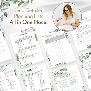 Wedding Planner & Organizer - Floral Gold Edition - Diary Engagement Gift Book & Bride To Be Countdown Calendar