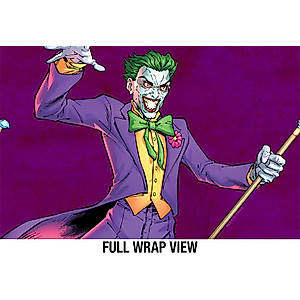 Batman - Logo OFFICIAL Joker Character 18 oz Insulated Water Bottle, Leak Resistant, Vacuum Insulated Stainless Steel with 2-in-1 Loop Cap