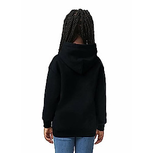 Gildan Youth Hoodie Sweatshirt, Style G18500B, Black, X-Large