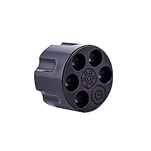 Guyker 3Pcs Guitar Potentiometer Control Knobs for 6mm(0.24”) Dia. Shaft Pots - Knurled Volume and Audio Switch Knob Replacement for Electric Guitar or Precision Bass - Zinc alloy, black