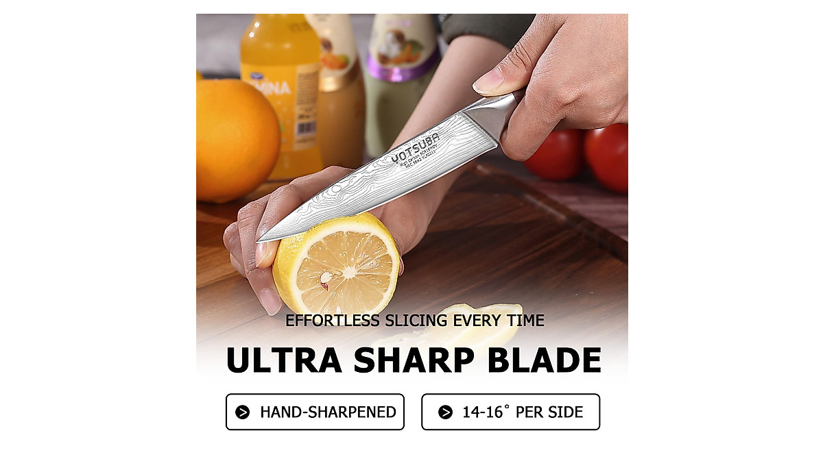 YOTSUBA 5" Utility Knife - High Carbon German Steel, Razor Sharp