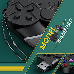 High Speed 64GB USB 3.0 Flash Drive Cool Thumb Drive - Creative Memory Stick Zip Drive 64 GB Pen Drive - FEBNISCTE Data Storage Device Jump Drive Gamepad Shape Pendrive