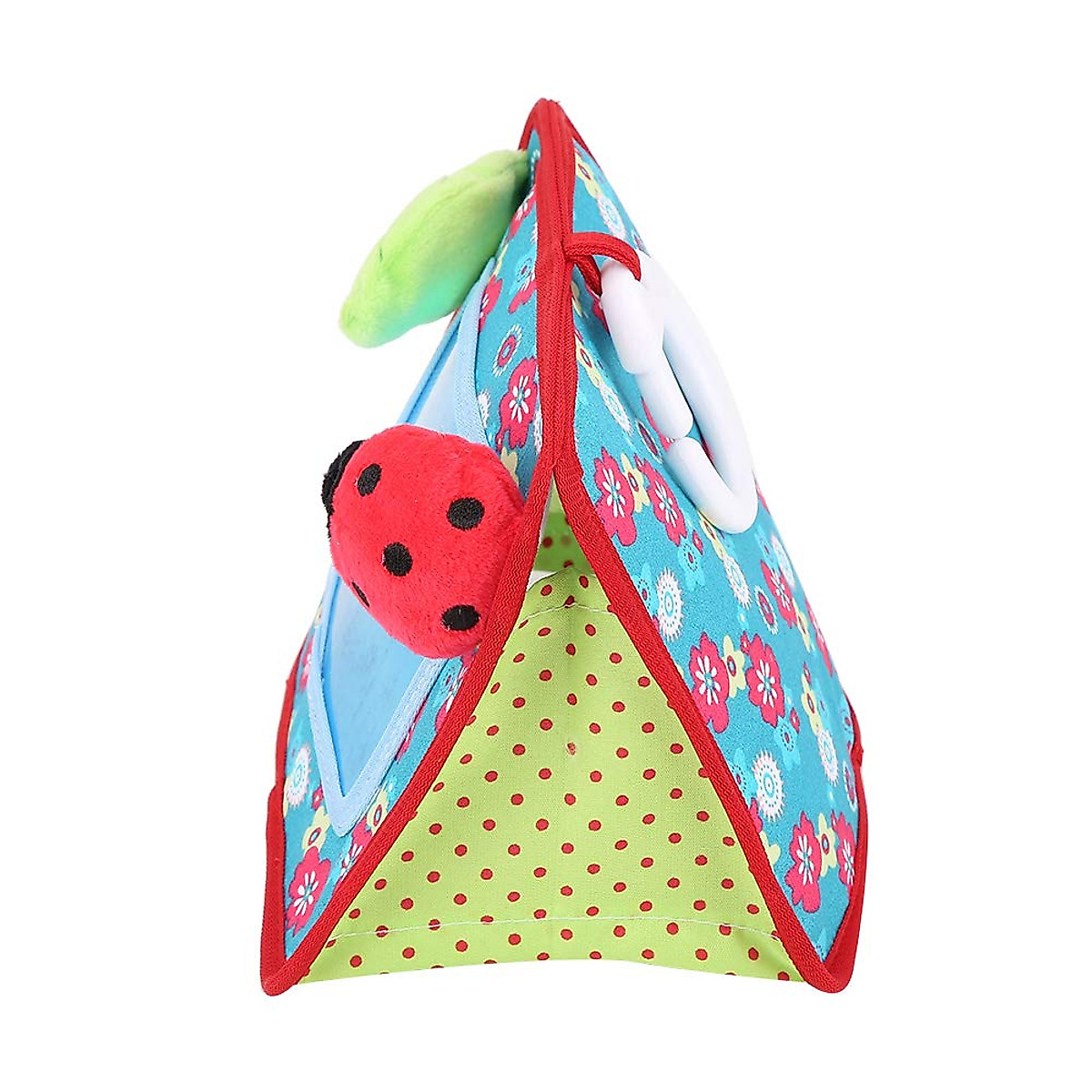 ViaGasaFamido Baby Mirror, Colorful Cute Baby Essential Developmental Safety Mirror Stroller Pedant Tool Children Early Educational Tool