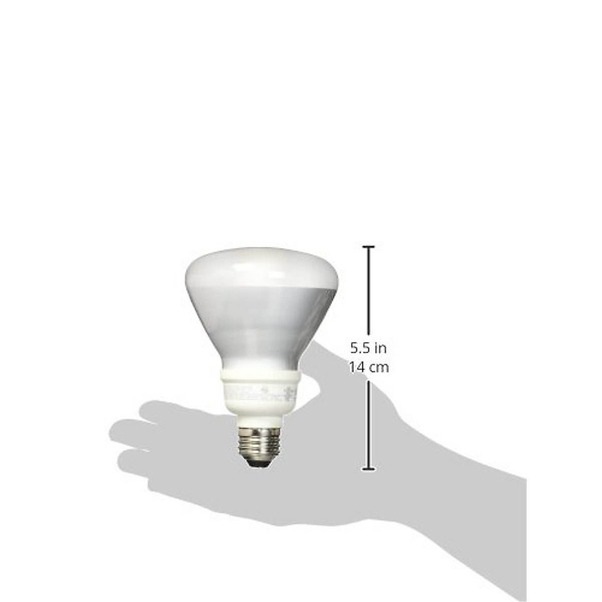 TCP 6R3014 CFL R30 - 65 Watt Equivalent (only 14W used) Soft White (2700k) Covered Flood Light Bulb