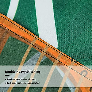 Probsin St Patricks Day Flags 3x5 Ft Double Printed Shamrocks Hat Gold Coins Backdrop Irish Holiday Decorations Ireland Party Supplies Wall Decor for Outdoor Indoor Garden Home House Garage Gift