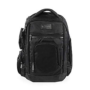 Original Penguin Men's Fletcher Laptop Backpack, Black, 19 in