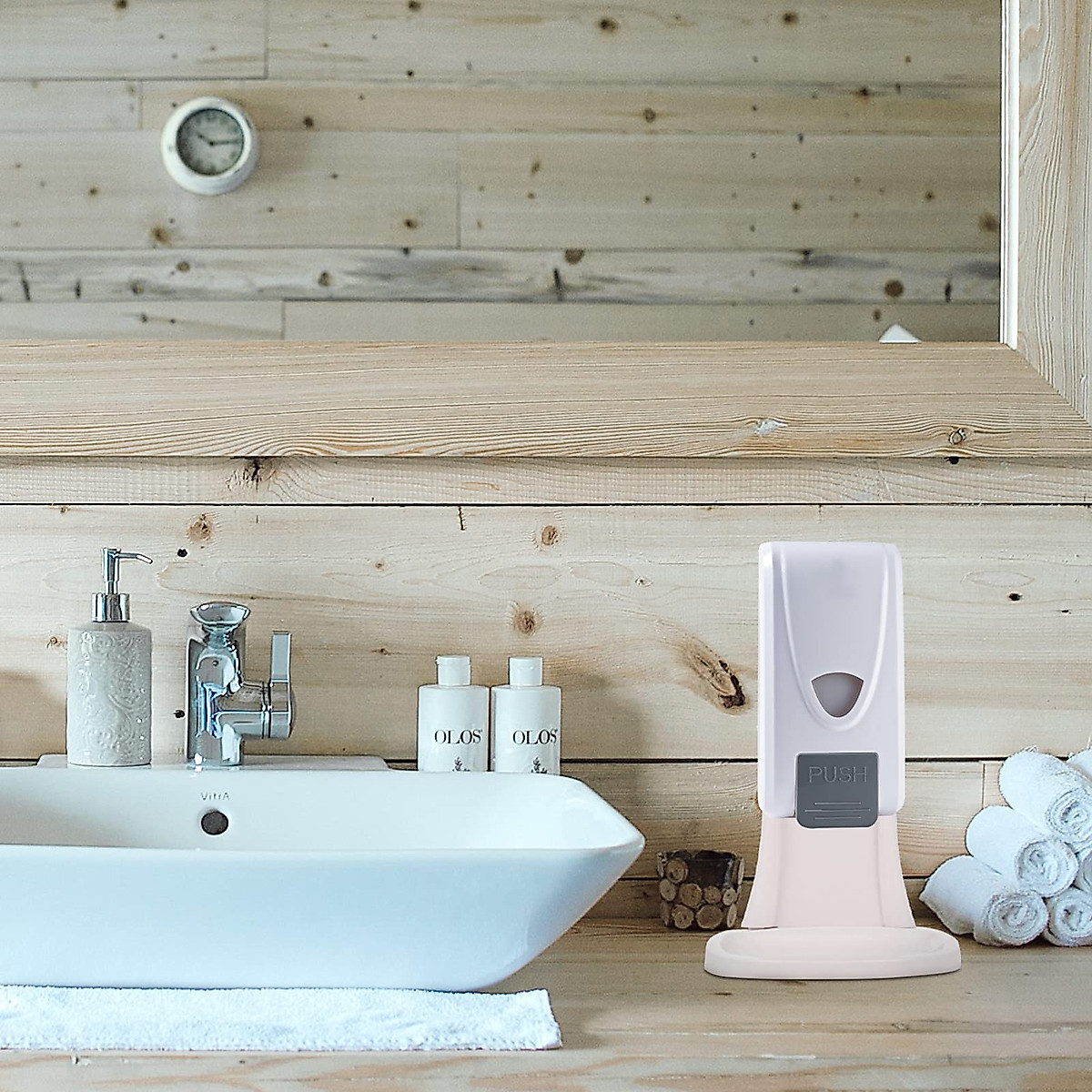 Hemoton Foaming Dispenser 1pc Water Tray Plastic Bottling Wall-Mounted White Drinking Water Machine Dispenser