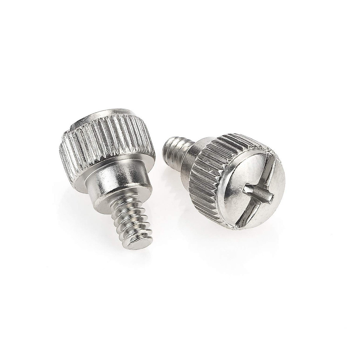 Favordrory 6#-32x5 Computer Case Thumb Screws, Silver, 50 Pieces