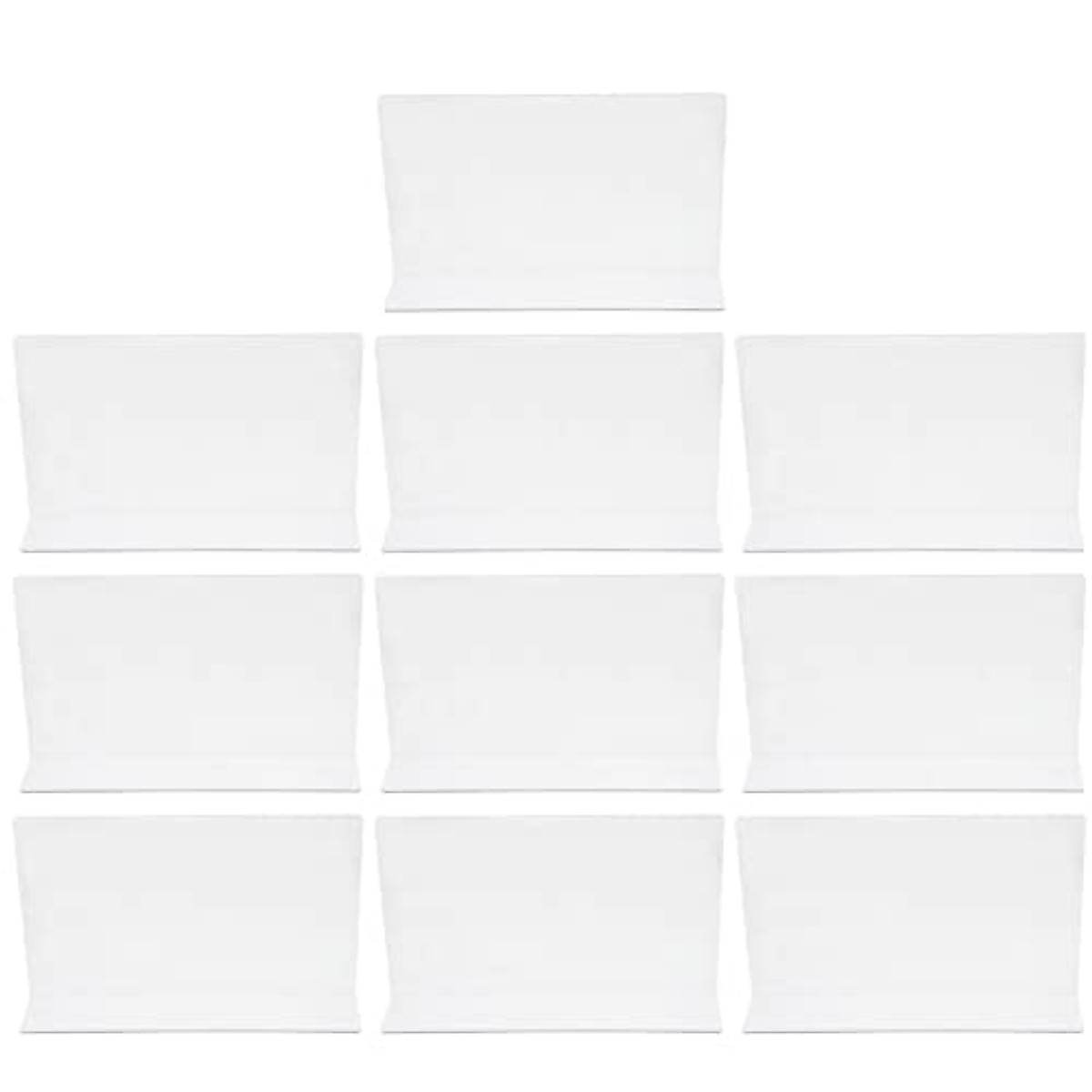 Yardwe 10pcs Partition Plate Clear Shelf Clear Acrylic Shelf Plastic Shelves Closet Divider Shelfs Wood Shelf Dividers Store Storage Rack PVC Side Splitter Goods Classification Board T