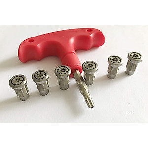 Sree-circle 6X Golf Weight Screw for Taylormade M4 M6 Driver, M4 M6 Tour Issu Driver Wood