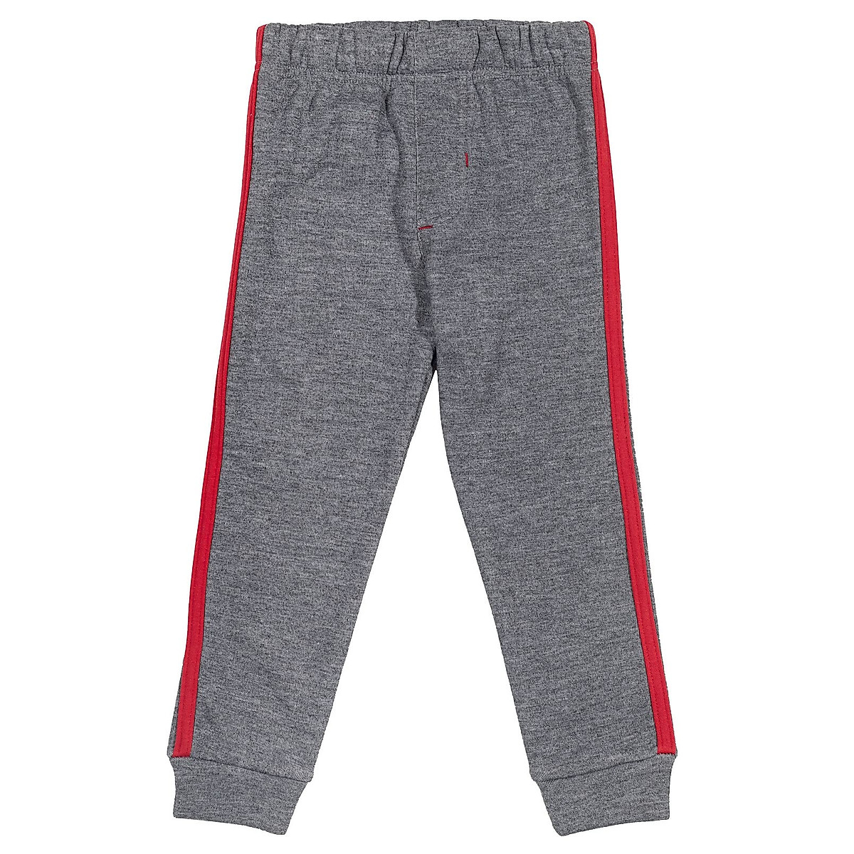 Disney Mickey Mouse Little Boys 2 Piece Set: Pullover Sweatshirt Jogger Pants Red/Gray 7-8