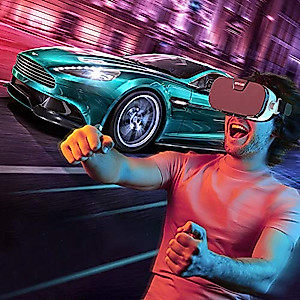 Virtual Reality Headset, 3D VR Glasses for Mobile Games and Movies, Compatible 4.7-6.2 inch iPhone/Android Phone, Including iPhone XS/X/8/8Plus/7/7Plus/6/6Plus/6s/5,Samsung,LG,Nexus etc