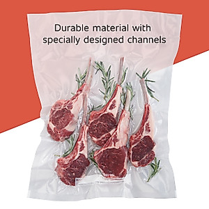 FoodSaver Vacuum Sealer Bags, Rolls for Custom Fit Airtight Food Storage and Sous Vide, 8" x 20' (Pack of 3)