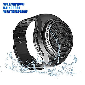 OriDecor Upgraded Wearable Waterproof Wireless Wrist Portable Sports Bluetooth Speaker Watch with Multi Function MP3 Player & FM Radio & Selfie & Ultra Long Standby Time for Running, Hiking, Climbing