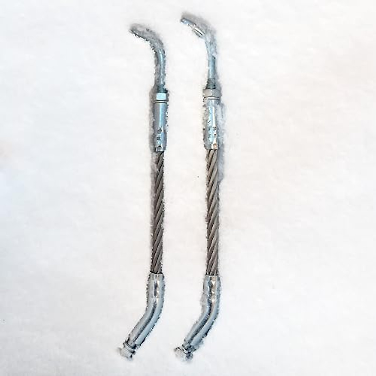 Ice Scratchers Kit Compatible with All Reverse and Non-Reverse Gear Equipped Snowmobiles,Recommend for track heights 2-1/2"