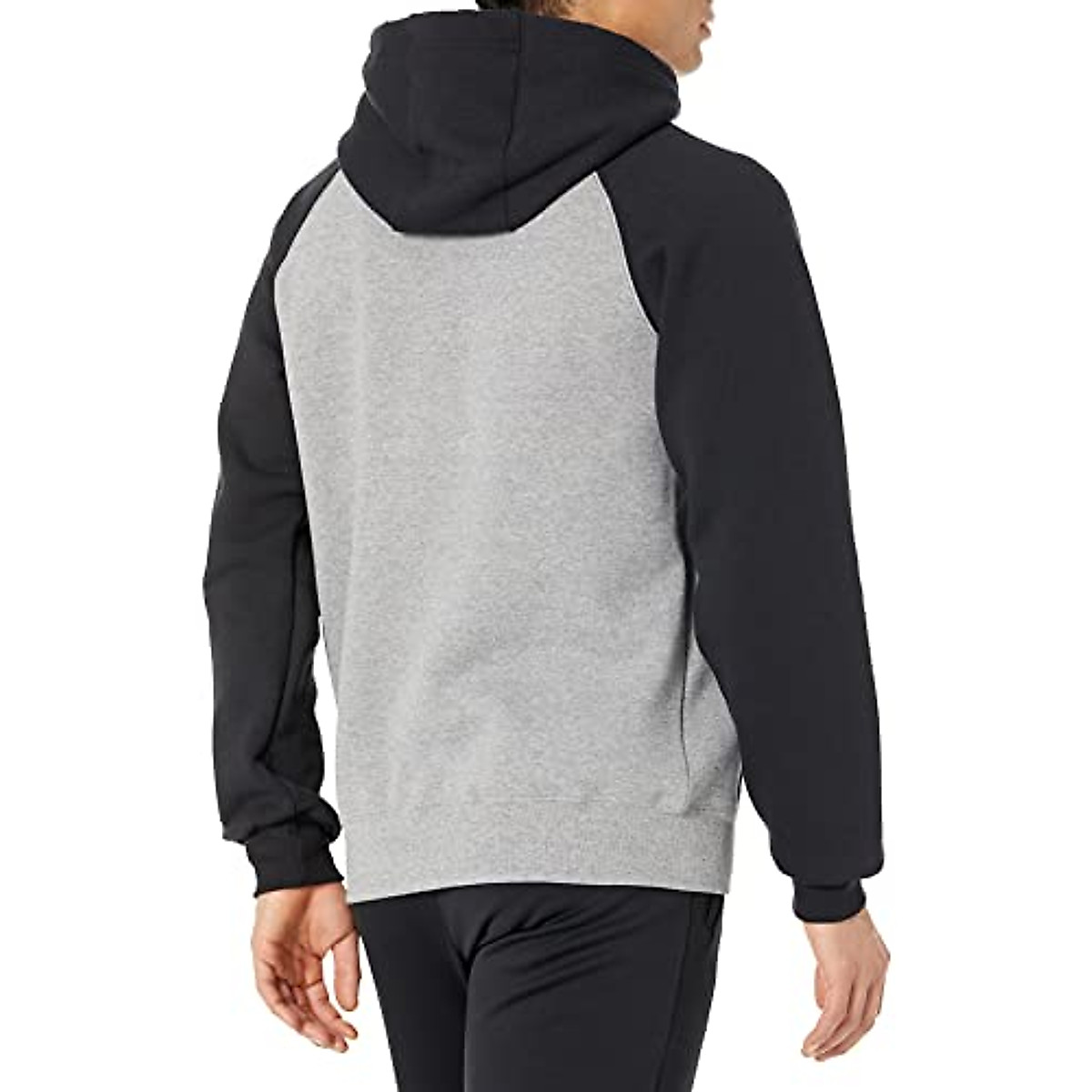 Russell Athletic Men's Dri Power Pullover Fleece Hoodie, Oxford/Black, Large