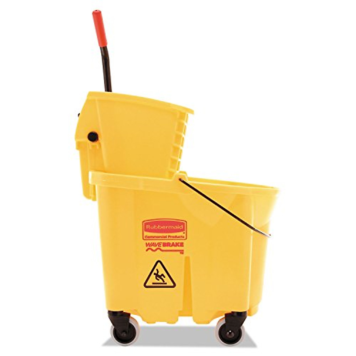 Rubbermaid Commercial 758088Yw Wavebrake 35 Quart Bucket/Wringer Combinations Yellow