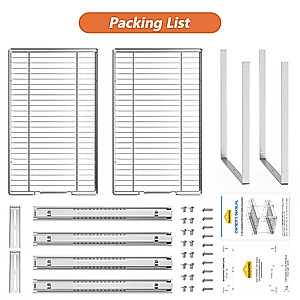ROOMTEC Individual Pull Out Cabinet Organizer (11" W x 21" D), 2 Tier Spice Rack Organizer for Cabinet, Slide Out Drawer Pantry Shelf Organization and Storage for Kitchen Bathroom