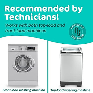 Sunny & Honey Liquid Washing Machine Cleaner & Deodorizer - Top & Front Load Washer Cleaner - 32 fl oz Washing Machine Deodorizer