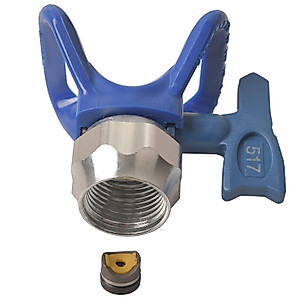 GDHXW 517 Airless Spray Tip Guard Combo Blue for Airless Paint Spray Guns