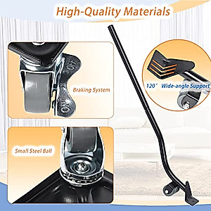 Furniture Mover Dolly with 4 Wheels, Furniture Lifter-Heavy Duty 1100 LB Load Capacity for Safe Moving Heavy Furniture, 360° Wheels and Non-Slip Mat Mover Tool Set for Refrigerator, Sofa, Cabinet