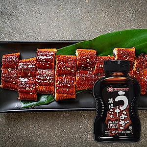 Kikkoman Japanese Sweet Unagi Sauce and Spicy Sriracha Mayo Sauce for all of your dish Value Combo Kosher (Pack of 2) - Total 20.3 oz