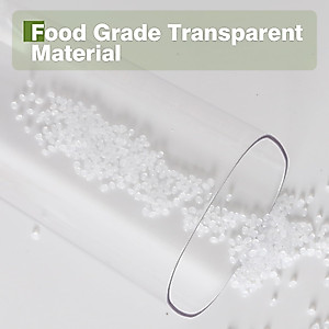 LivLab Airtight Small Grips POP Rice Cereal Dispenser - Rice Container Food Storage Bin Granola Cat/Dog Food Container (2.2 Qt)