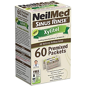 NeilMed Sinus Rinse Premixed Refill Packets with Xylitol, 60ct.