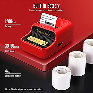 VIBY Label Printer Portable BT Thermal Label Maker Sticker Printer with RFID Recognition for Labeling Price Name Printing