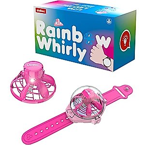 CheerWing Mini Drone for Kids, One Key RC Watch Control Small UFO Flying Toys with LED Night Lights Easy to Operate for Beginners Boys Girls Pink