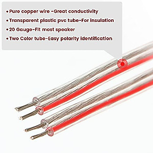 RED WOLF Door Speaker Wiring Harness Connector Plug Replacement for Volkswagen VW 2009-2018 Tiguan, 1999-2019 Golf, 1999-2016 Jetta, 1999-2019 Beetle, 1999-2019 Passat Install Car Speaker Wire Cable