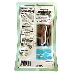 LuvyDuvy Freeze-Dried Mint Chocolate Chip Ice Cream Sandwiches - 3 Pack