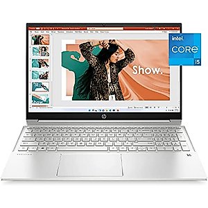 HP Pavilion 15.6" Touchscreen Laptop - 10-core 12th Gen Intel Core i5-1235U - 1080p - Windows 11 - Intel® Iris® Xe Graphics - w/HDMI Cable (12GB RAM | 512GB PCIe SSD)