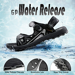 Gold Pigeon Shoes GP Water Release Sandals: 9254 Orange, Women Size 13-13.5 / Men Size 11.5-12 (2375-org-44)