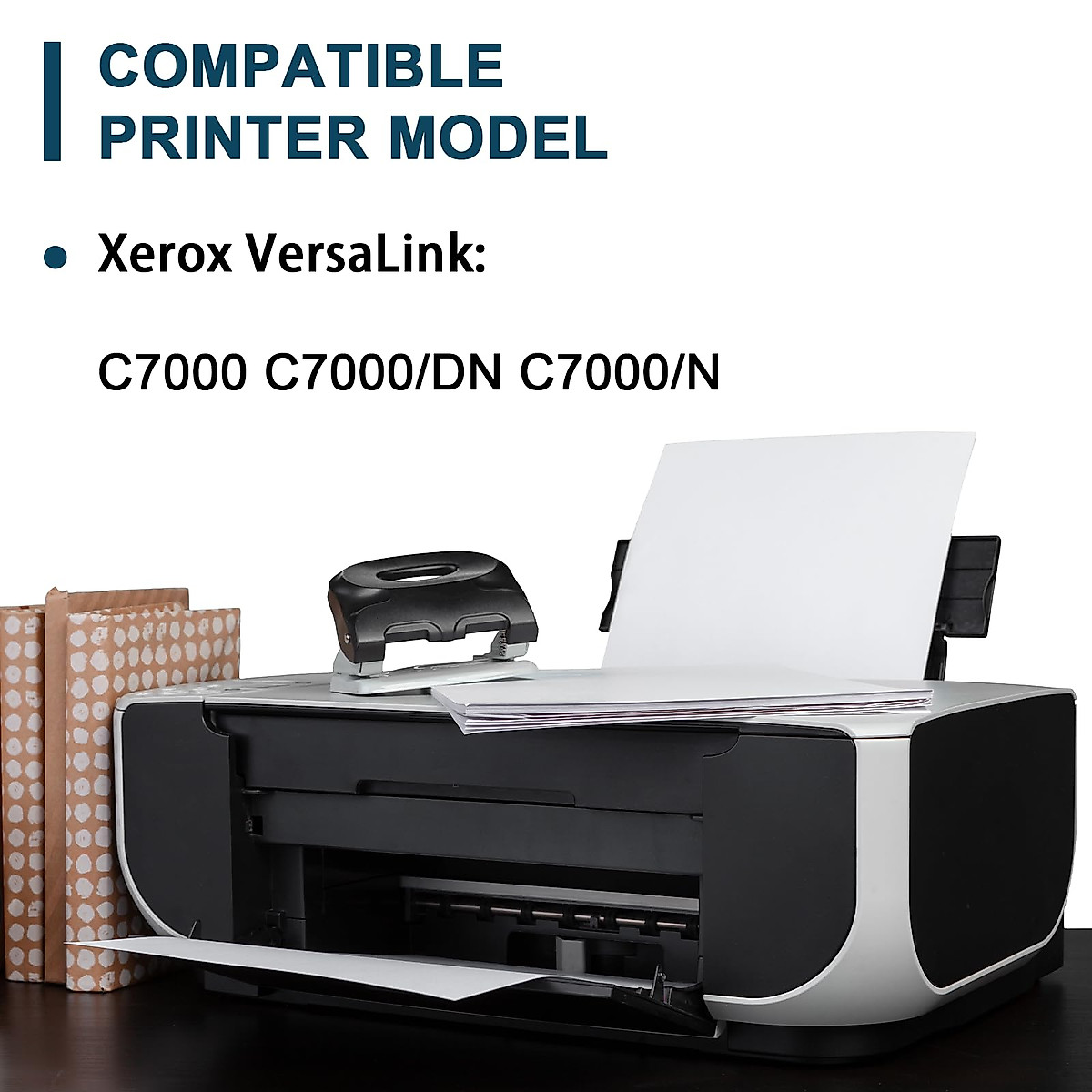 VersaLink C7000 Black High Capacity Toner-Cartridge Replacement for Xerox 106R03757 for VersaLink C7000 C7000/DN C7000/N (10,700 Pages)