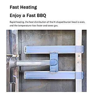 Commercial Countertop Gas Griddle - Stainless Steel Teppanyaki With Adjustable Temperature - High-Quality LPG Gas Grill For Outdoor Catering