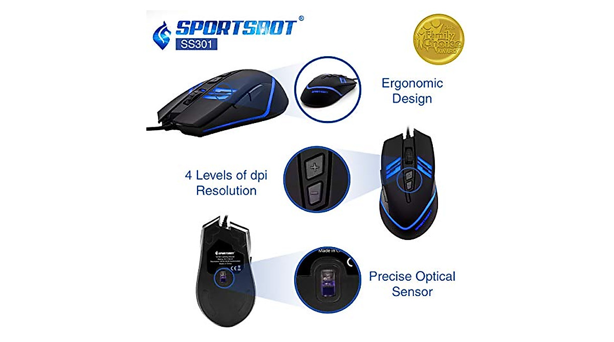 SportsBot SS301 Gaming Headset & Combo Set