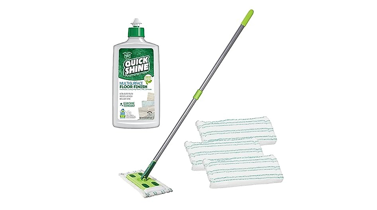 Quick Shine Floor Mop Kit - Sustainable & Easy Cleaning