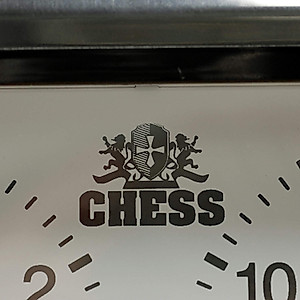 WE Games Royal Crest Analog Chess Clock/Timer by Wood Expressions