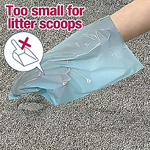 BOS Amazing Odor Sealing Cat Waste Bags - Durable and Unscented [Size: S, Color: light blue] (90 count, Pack of 1) (90 Bags) May be too small to get a litter scoop inside!
