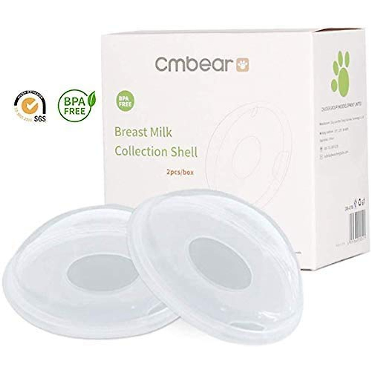 Breast Shells Milk Saver,2 Pack Breast Pump,Breastmilk Collector,Milk Anti-Flow Out,Protect Sore Nipples,BPA-Free Flexible Food Grade Silicon and PP Material,Skin Friendly