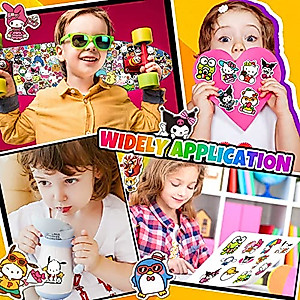 100PCS Cartoon Stickers Kawaii Stickers, Anime Stickers for Kids, Vinyl Laptop Stickers for Water Bottles Anime Stickers for Adults Kids Teens