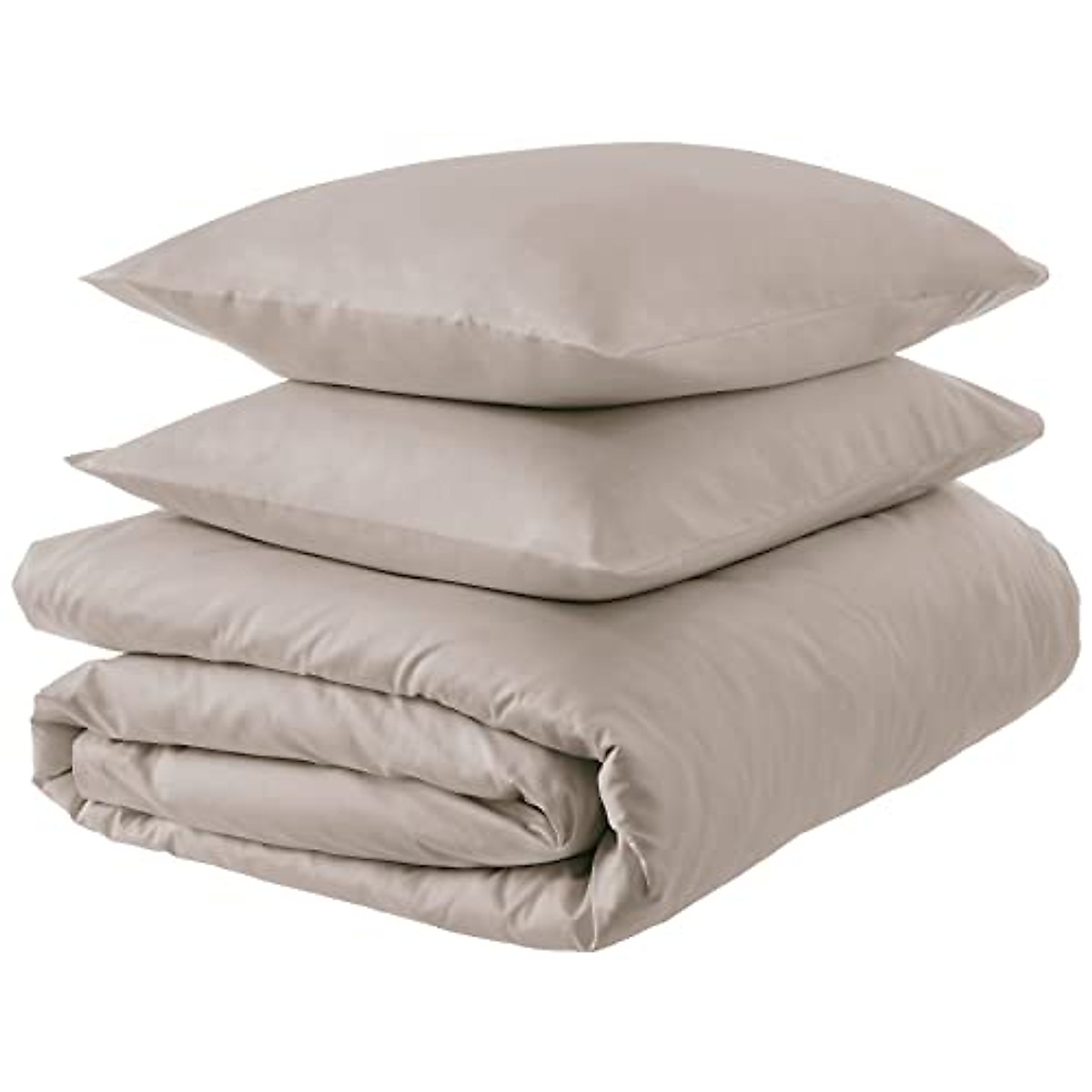 Amazon Aware 100% Organic Cotton 300 Thread Count Duvet Cover Set - Taupe, King