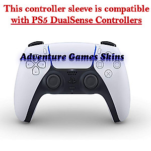 Pink Wave - Silicone Controller Skin Grip Anti-Slip Cover Protector Case - Compatible with PS5 DualSense Controller
