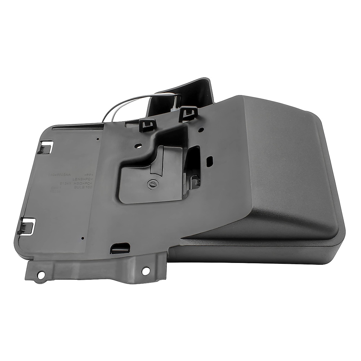 KEWISAUTO Rear License Plate Frame for Wrangler 07-18, Rear License Plate Mounting Bracket Holder for Jeep Wrangler JK JKU 2 & 4 Door 2007-2018 Accessories (1PCS, Replace #68064720AA)