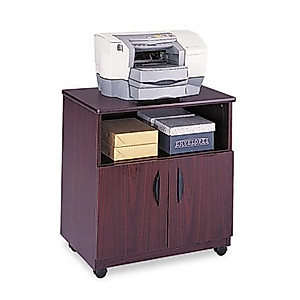Safco 1850MH Machine Stand, 2-Door Cabinet, Open Space, 28.125w x 19.75d x 30.5h, My