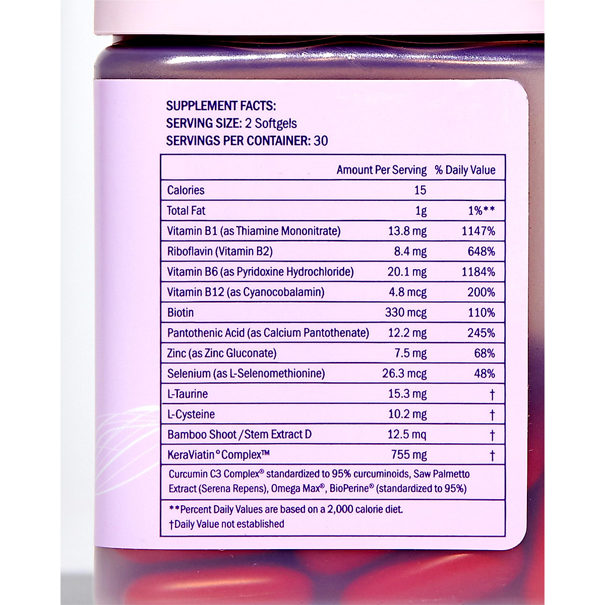 Keranique Hair & Scalp Supplements - Promote Strength and Growth Best for Thinning Nourish Your with Biotin, Vitamin B, More Vital Nutrients Keraviatin