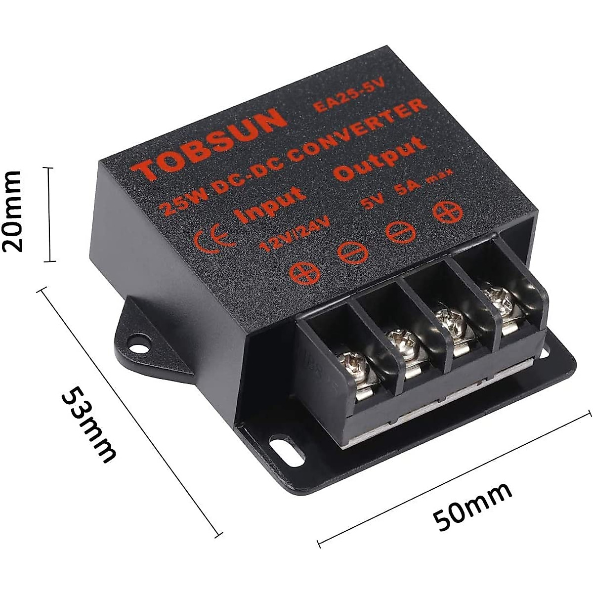 DC-DC Buck Converter 12V 24V Step Down to 5V 5A 25W Voltage Regulator Power Converter Adapter Module Transformer