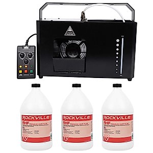 Chauvet Hurricane Haze 4D DMX Hazer Machine w/Remote+Timer+(3) Gallons Fluid